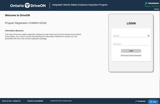 Login to Portal – Ontario VIC